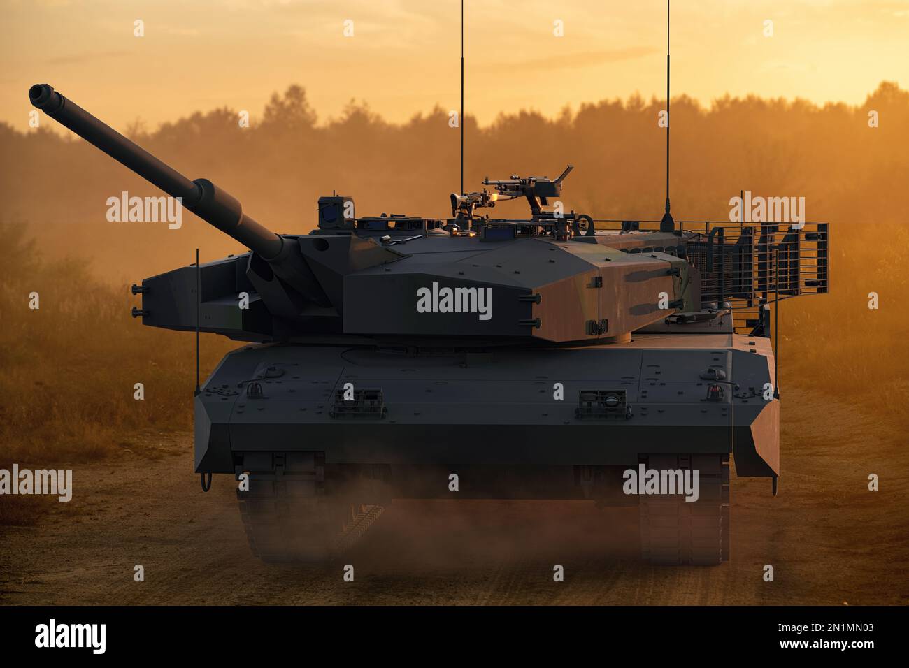 Modern basic tanks during training exercises Stock Photo - Alamy