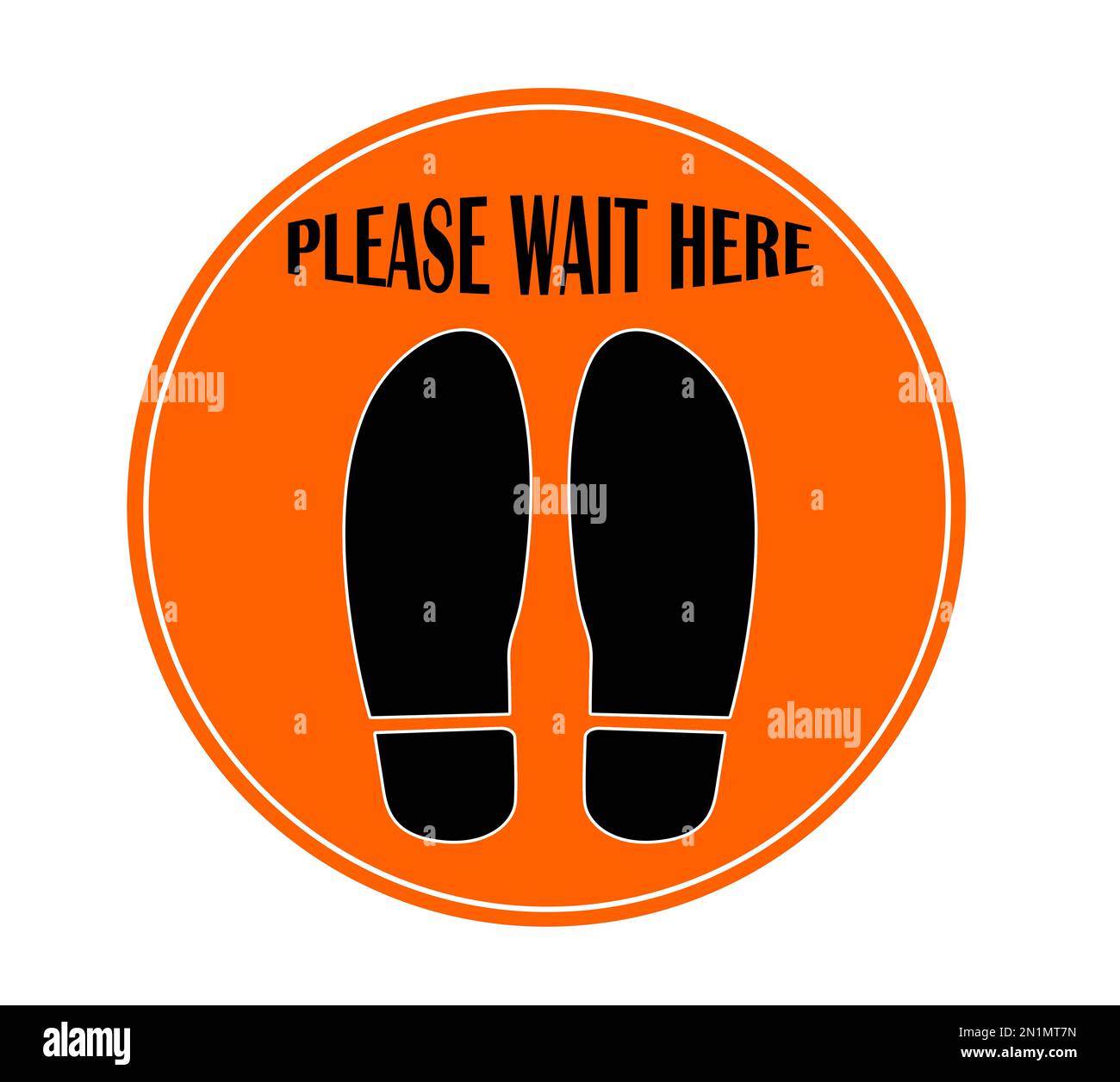 Please wait caution sign Cut Out Stock Images & Pictures - Alamy