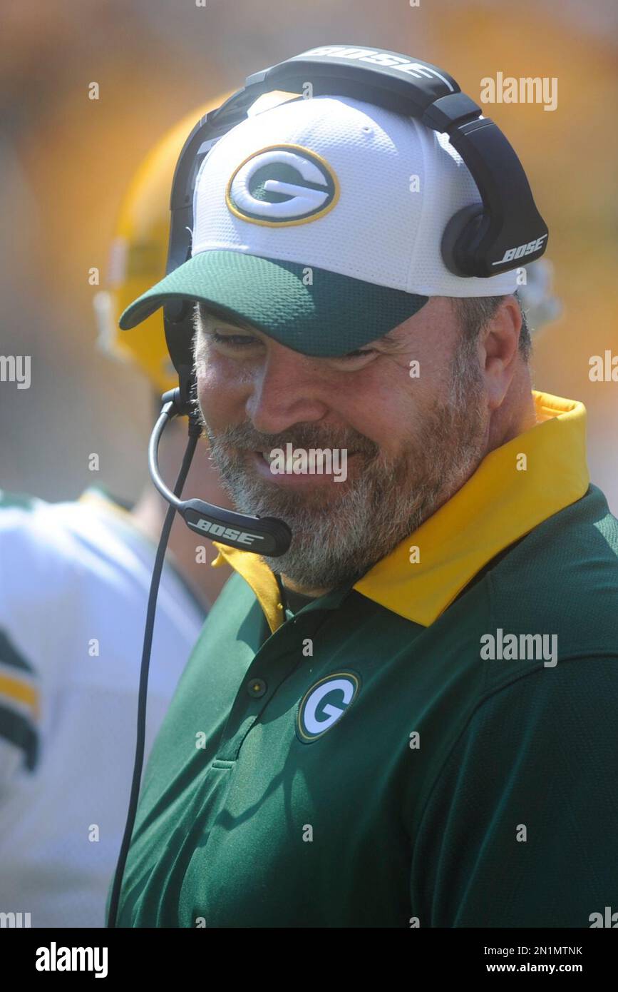 Green Bay Packers head coach Mike McCarthy in the preseason NFL ...