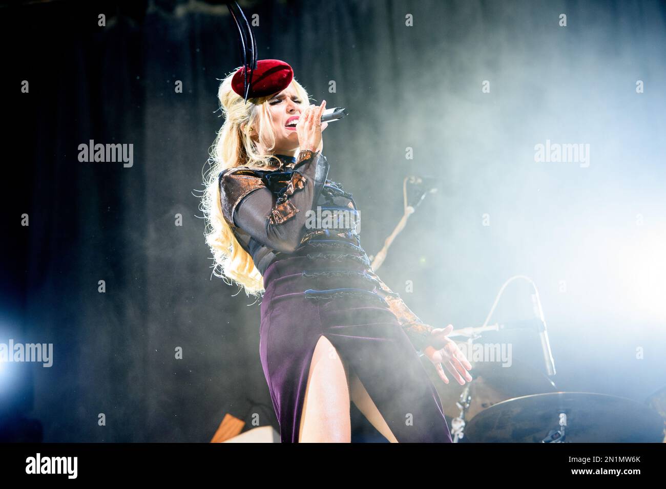 British singer Paloma Faith performs on stage during V Festival 2015 at ...