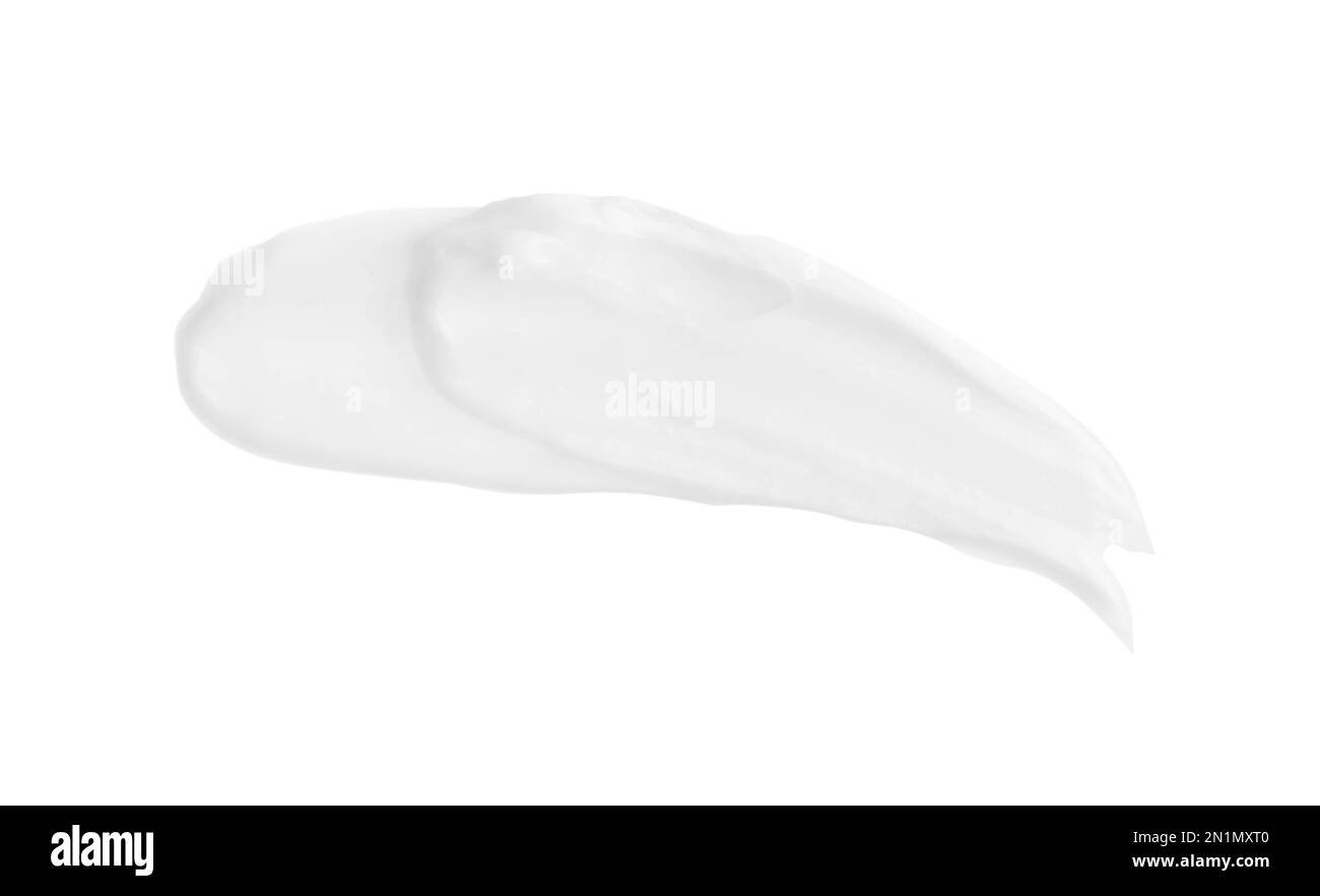 Cream sample on white background. Cosmetic product Stock Photo - Alamy