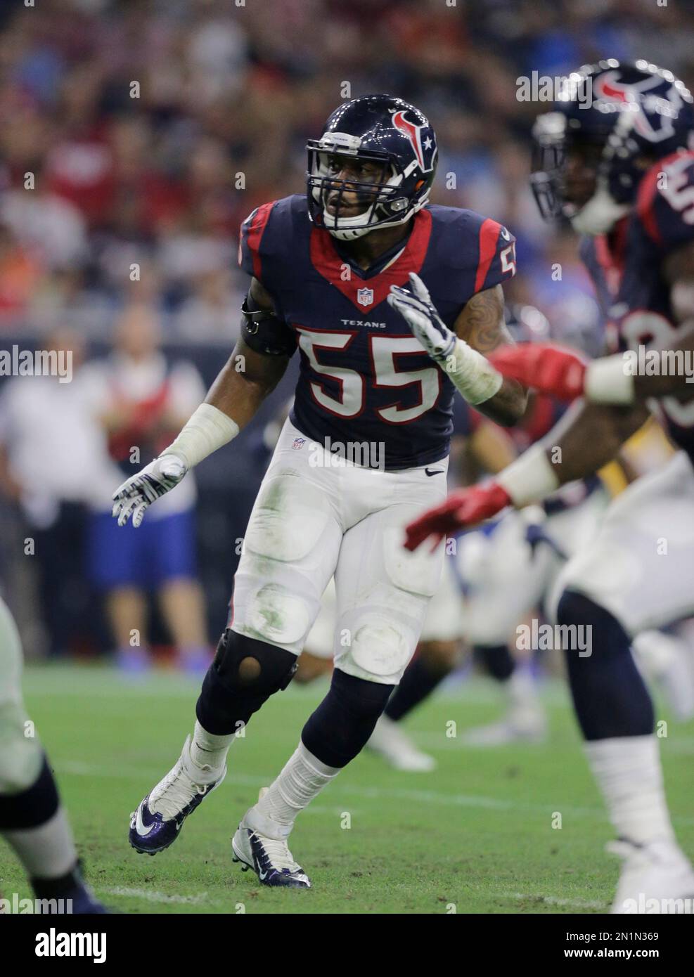 Benardrick McKinney (55) during the first half of an NFL preseason ...