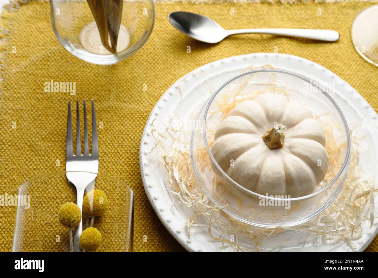Autumn composition table setting hi-res stock photography and images ...