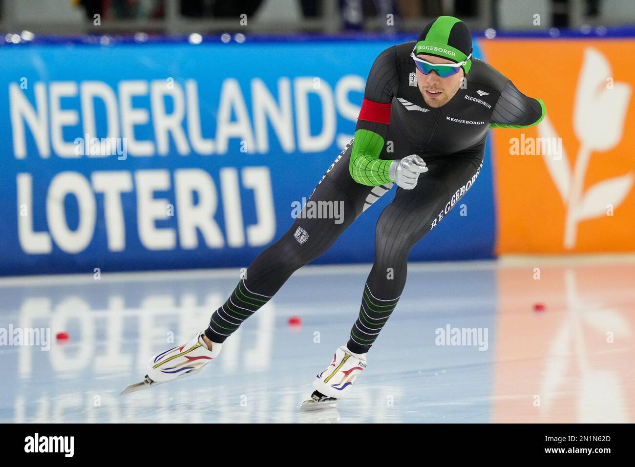 HEERENVEEN, NETHERLANDS - FEBRUARY 5: Patrick Roest of Team Reggeborgh ...