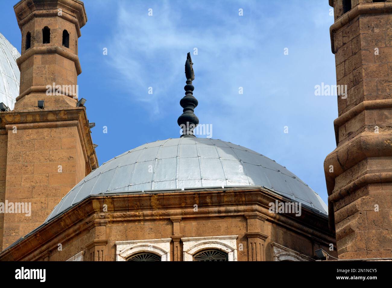 The great mosque of Muhammad Ali Pasha or Alabaster mosque in Citadel ...
