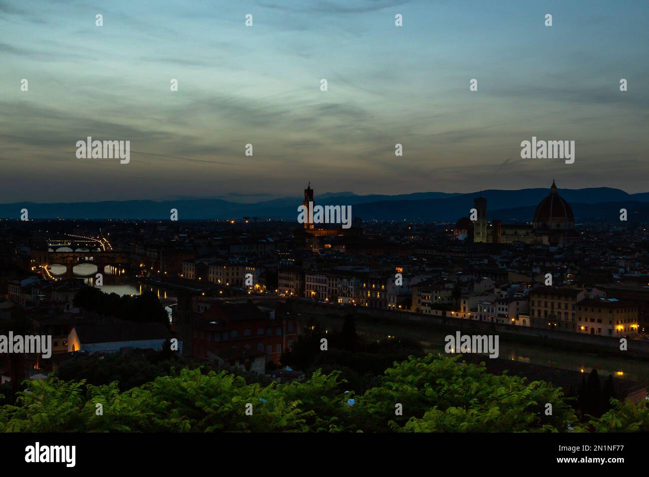 Around Florence, with views of the city at sunset from Piazzale ...