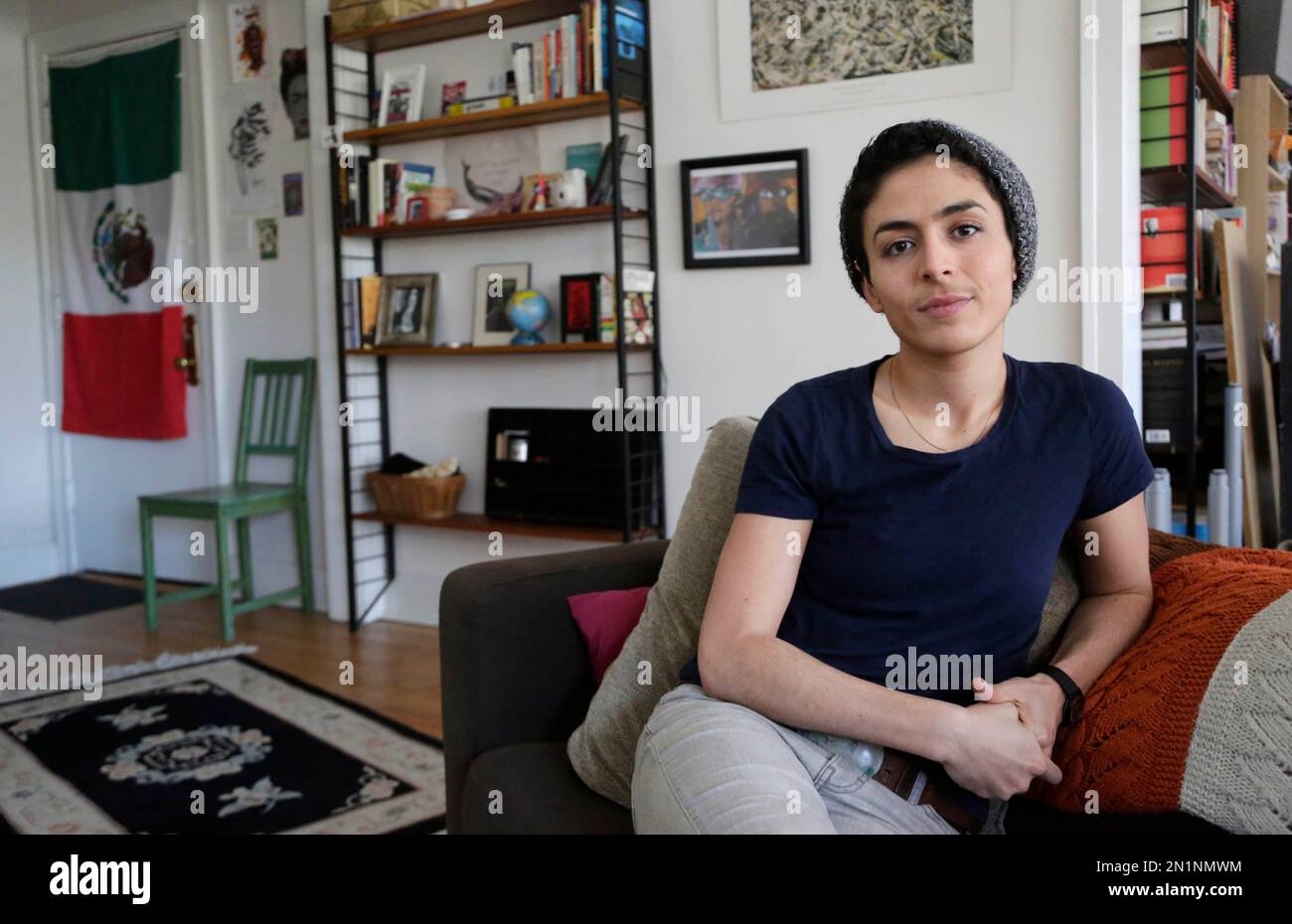 In this Thursday, Feb. 19, 2015 photo, Pidgeon Pagonis poses at her ...