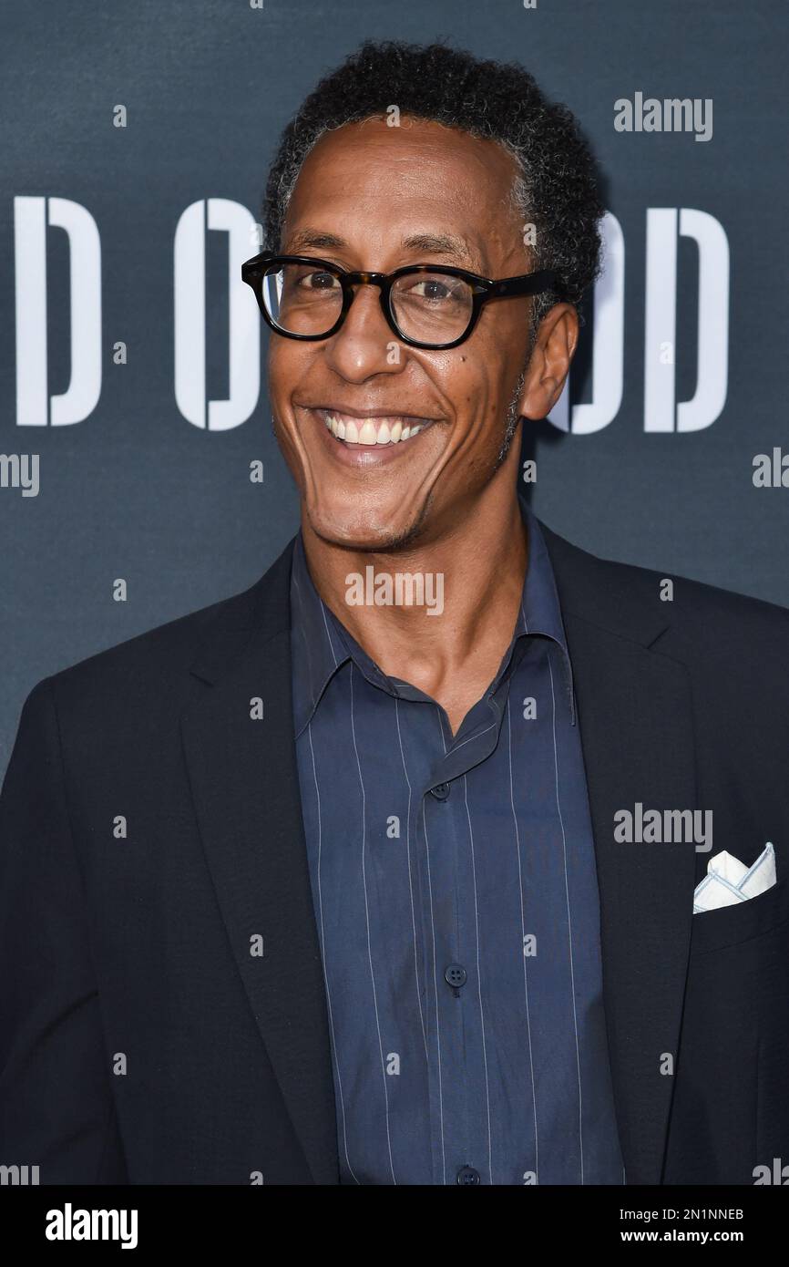 Andre Royo arrives at the Premiere of "Hand of God" held at the Ace ...