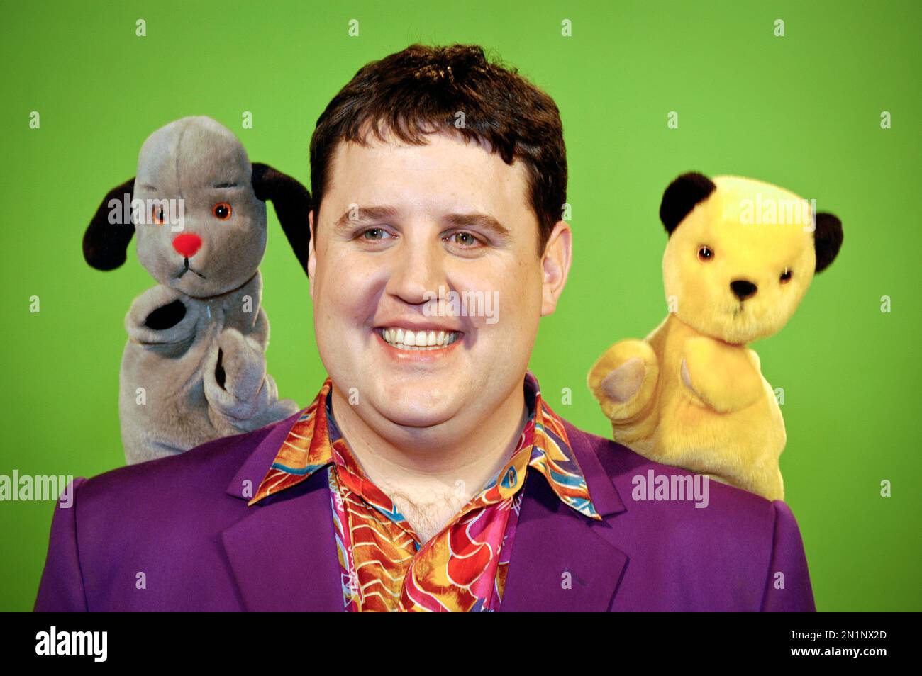 Sooty and Sweep photographed with Peter Kay during the iconic 2005 ...