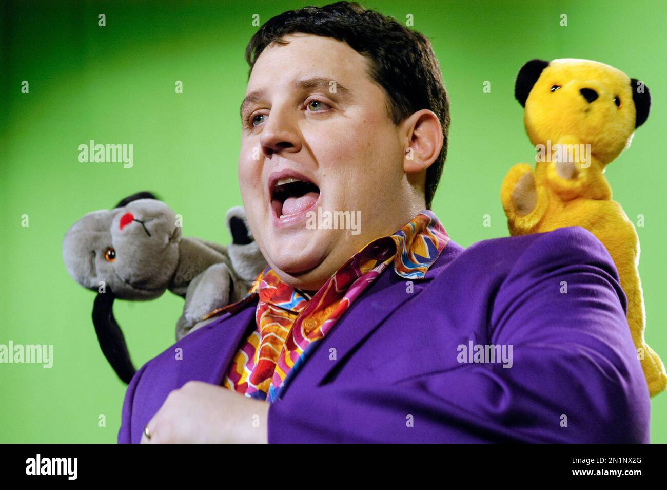Sooty and Sweep photographed with Peter Kay during the iconic 2005 ...