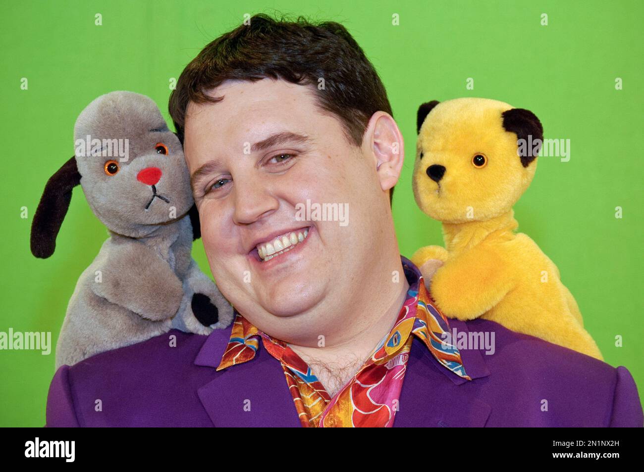 Sooty and Sweep photographed with Peter Kay during the iconic 2005 ...