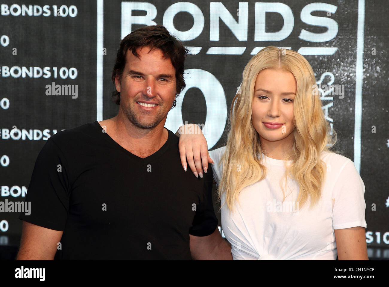 Australian rapper Bonds Ambassador Iggy Azalea, right, and former ...