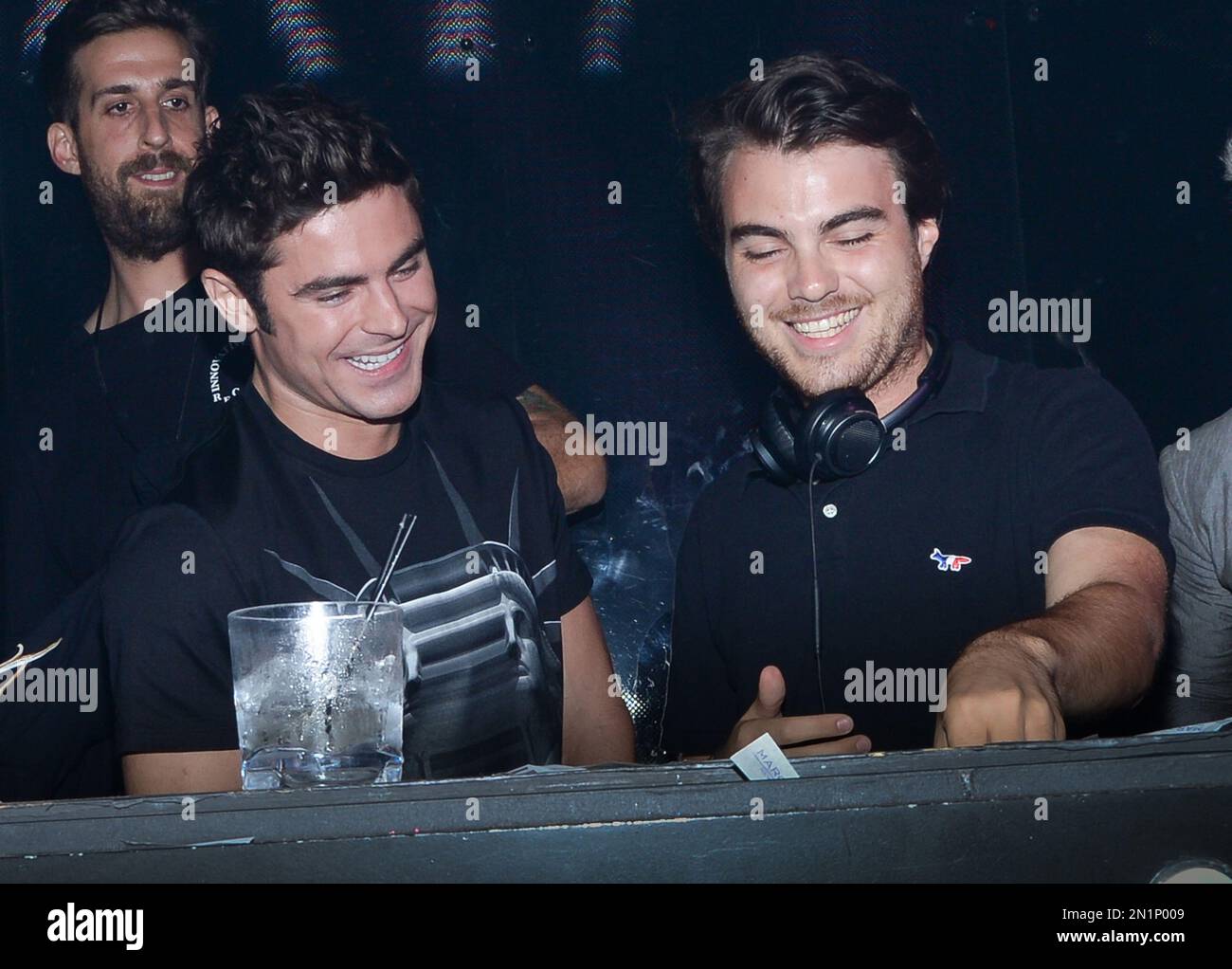 Actor Zac Efron and DJ Pyramid attend the "We Are Your Friends" special ...