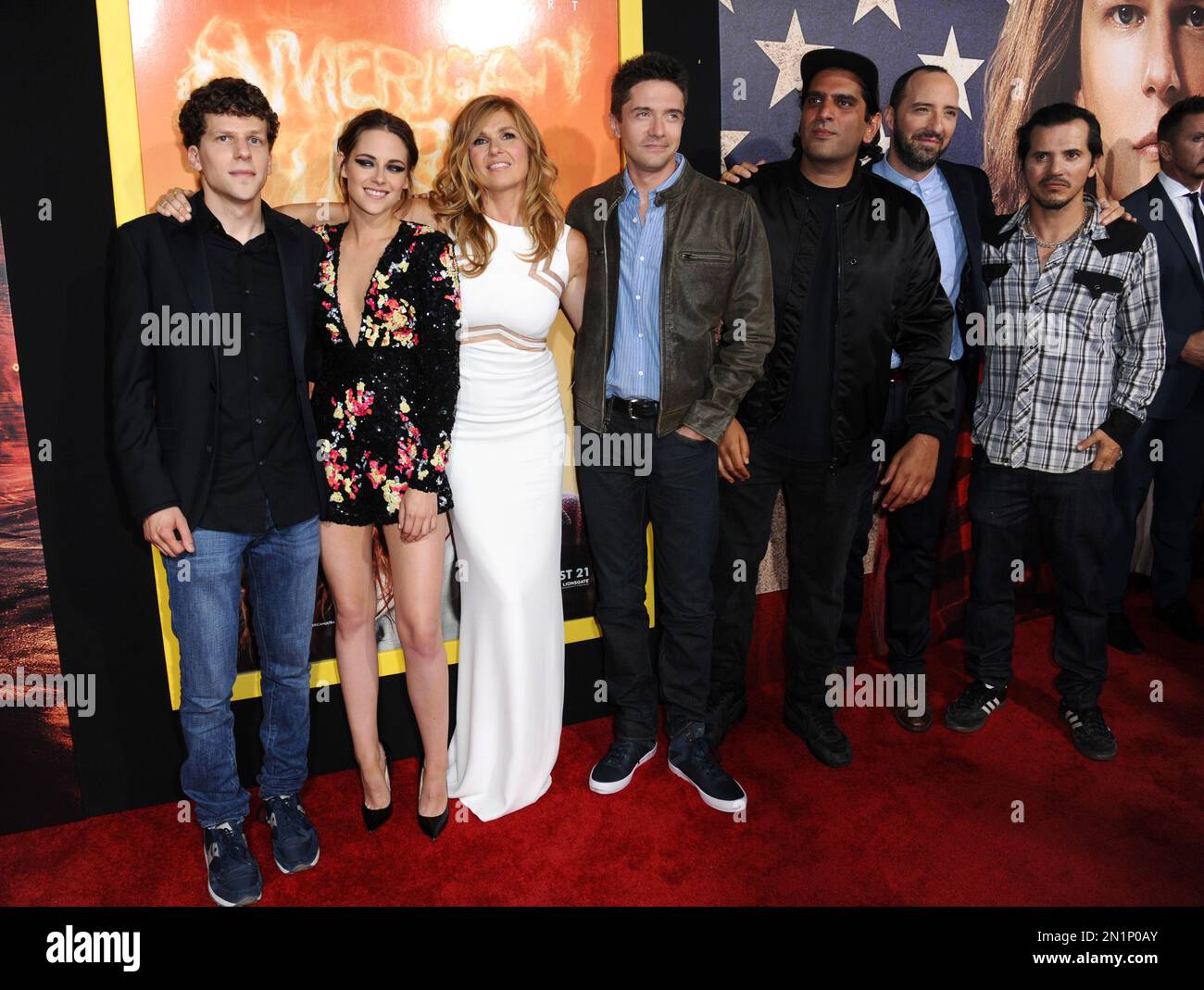 Jesse Eisenberg, from left, Kristen Stewart, Connie Britton, Topher ...