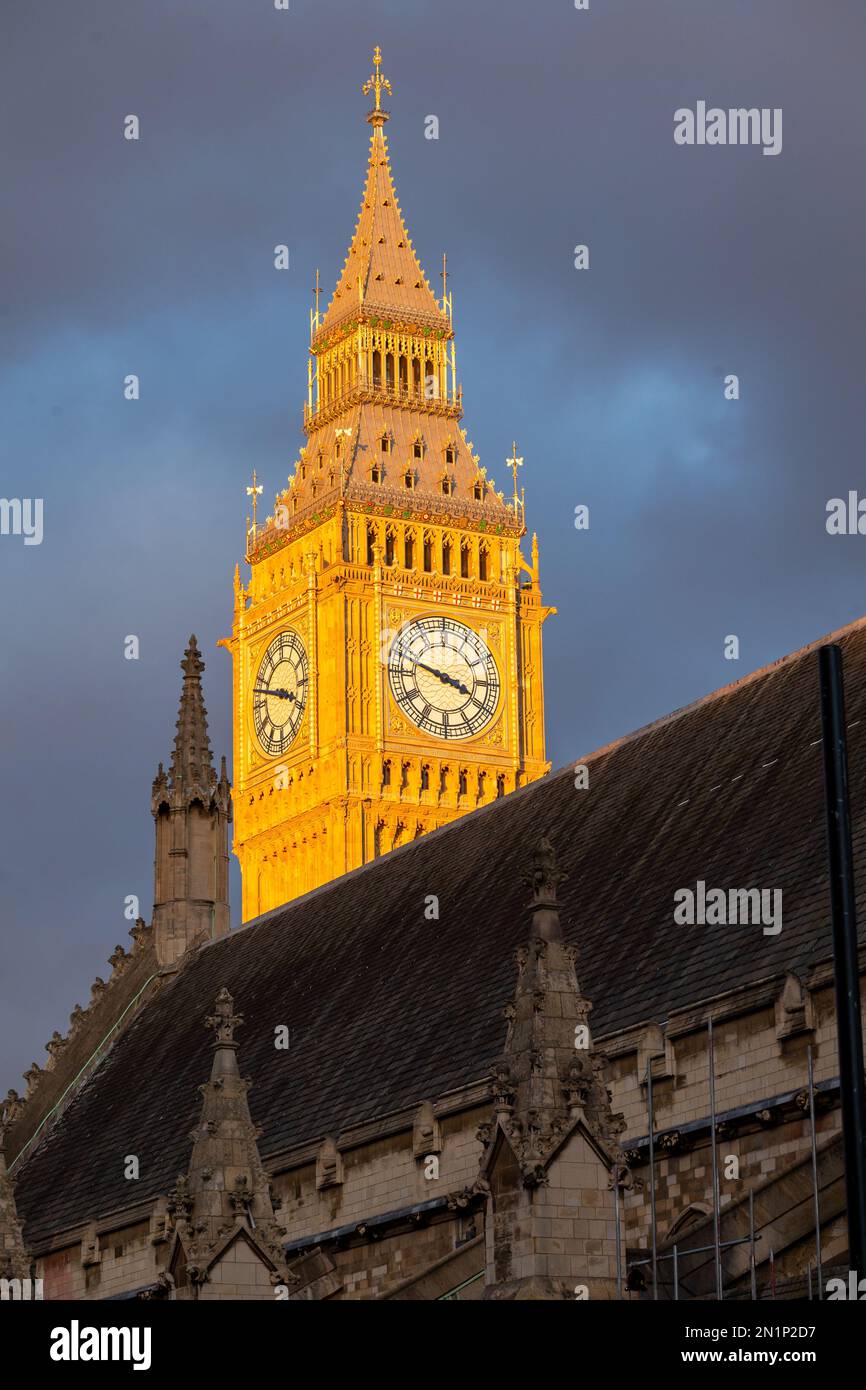 Ben Ben Westminster London Uk 22nd Nov Stock Photo - Alamy