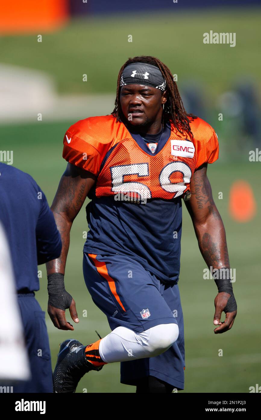 Denver Broncos outside linebacker Danny Trevathan (59) during the ...
