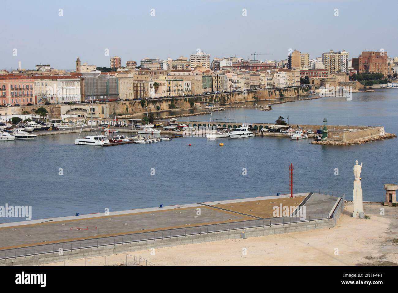 Scenes by the harbour at Taranto, Italy Stock Photo - Alamy