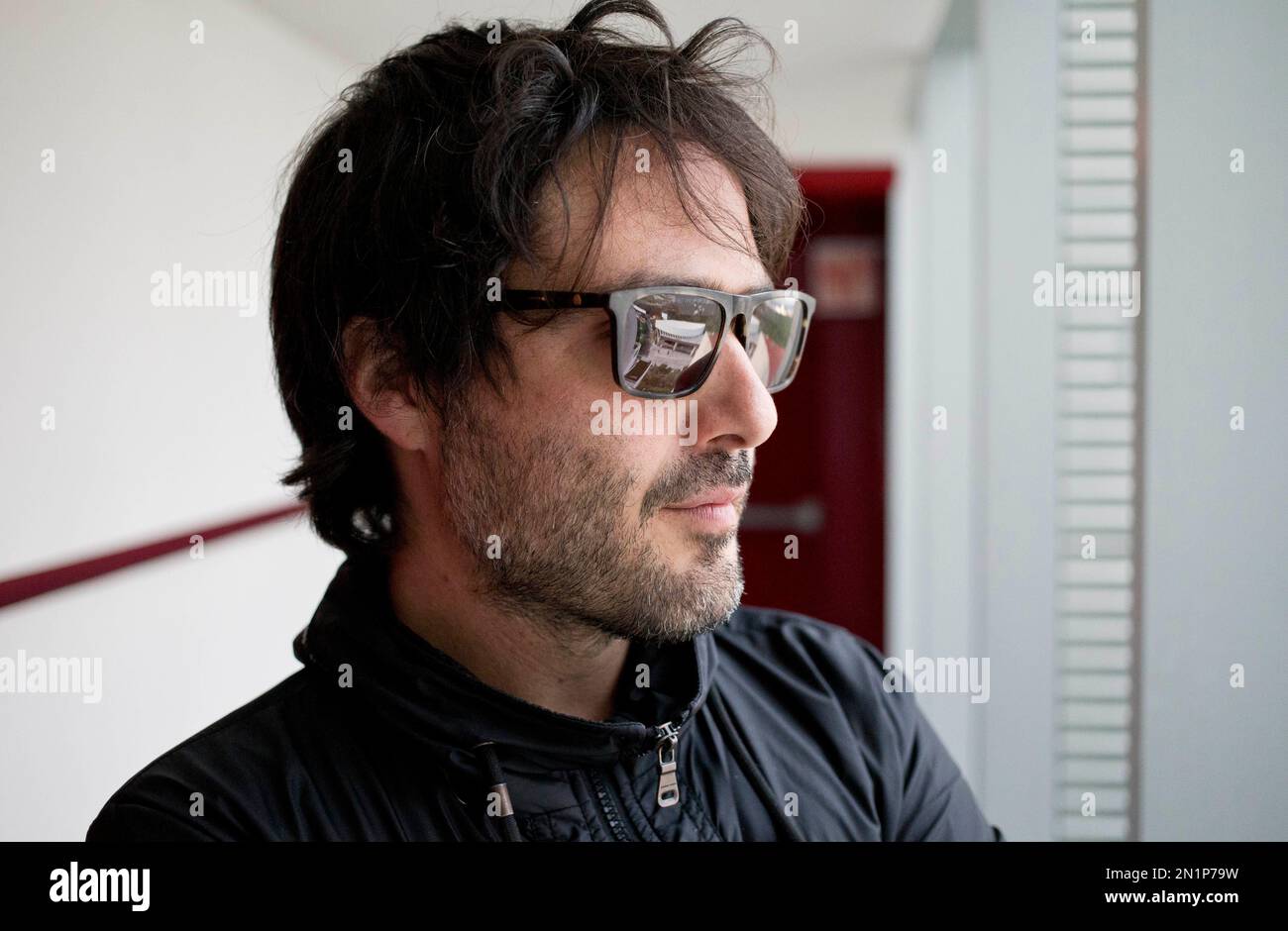 In this Aug. 14, 2015 photo, Colombian musician Simon Mejia, of Bomba ...