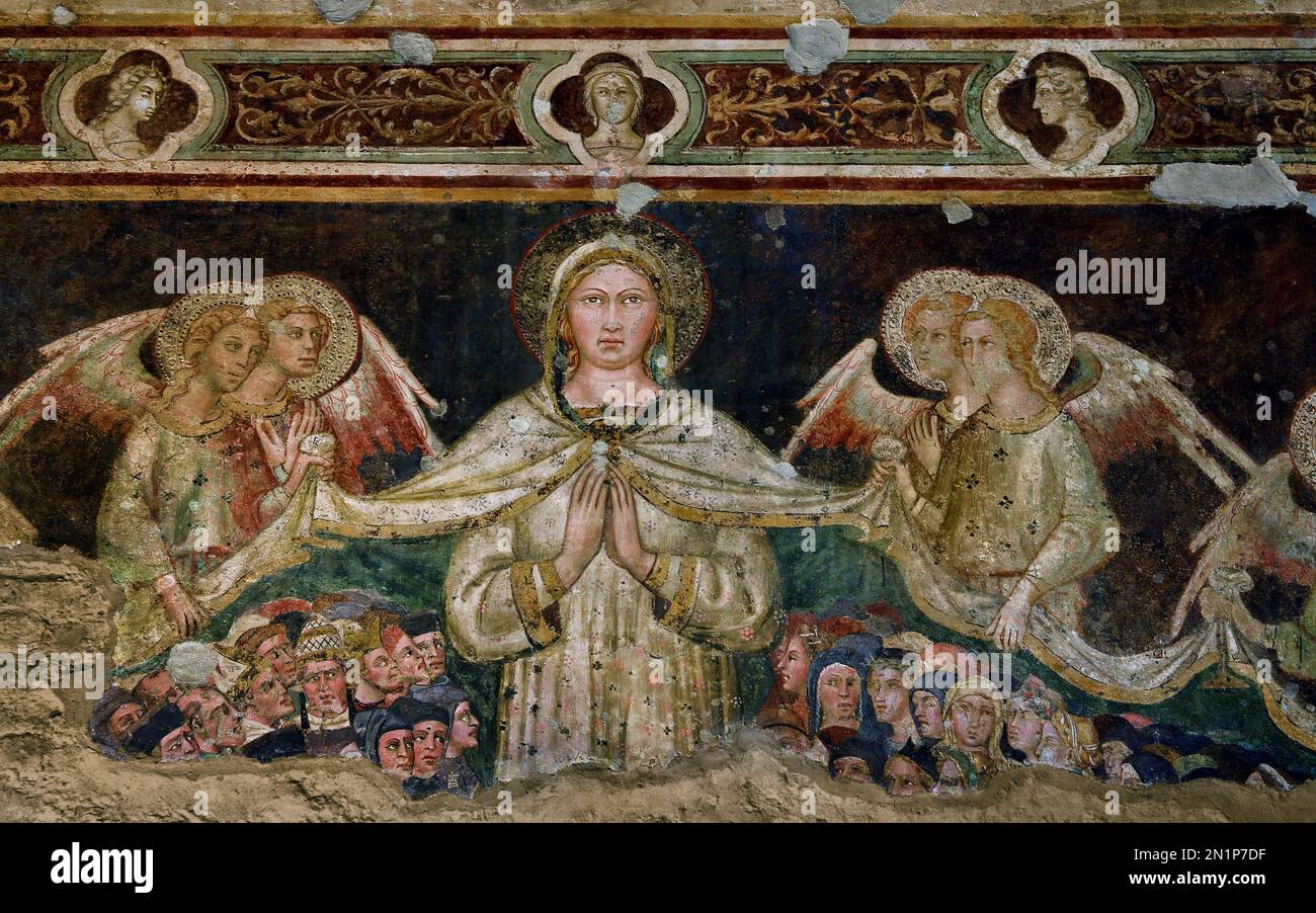 Stained glass designer and illuminator of the sienese school hi-res ...