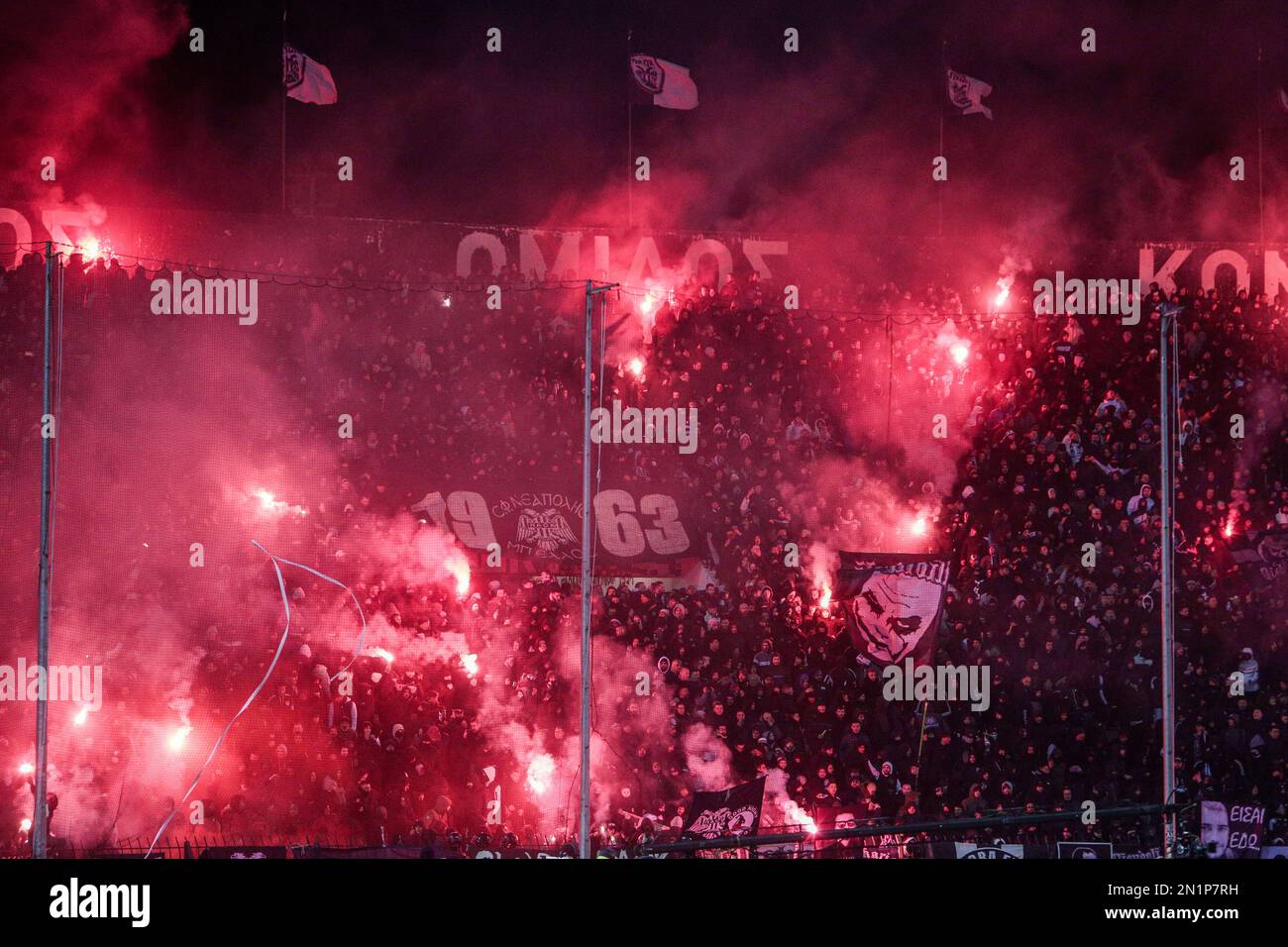 Greek soccer fans hi-res stock photography and images - Alamy