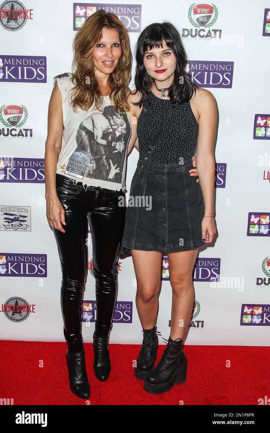 Daniella Clarke, left, and Frankie Clarke attend the "Music On A ...