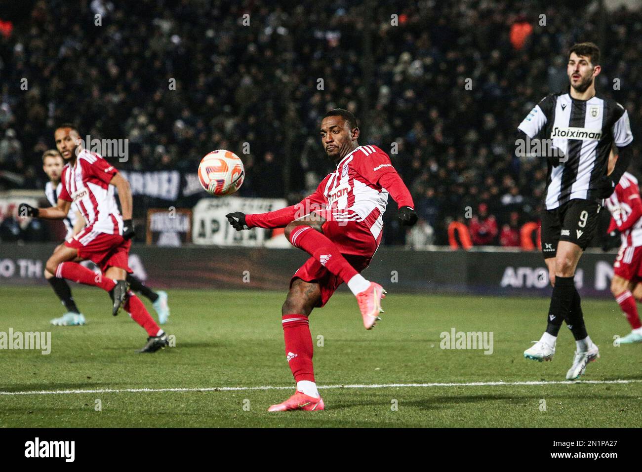 Thessaloniki, Greece. 5th Feb, 2023. Olympiacos's player Ramon in ...