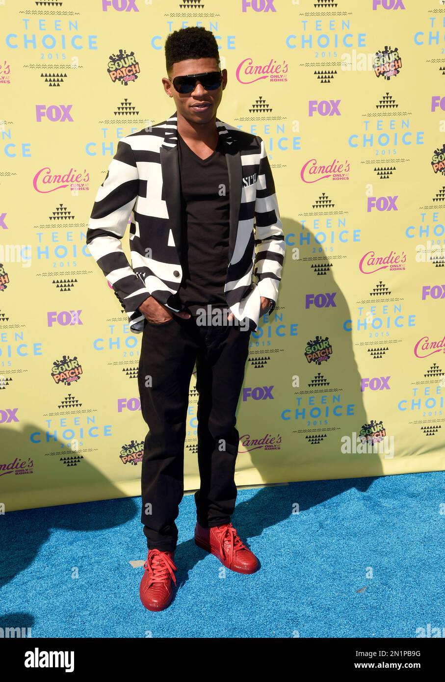 Bryshere Y. Gray arrives at the Teen Choice Awards at the Galen Center ...