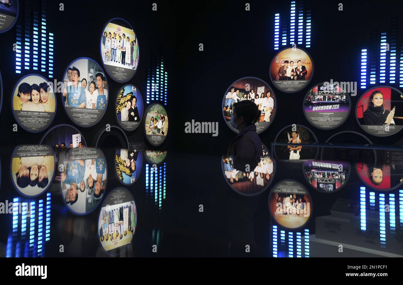 People visit the exhibition HHong Kong Pop 60+HHat Hong Kong Heritage ...
