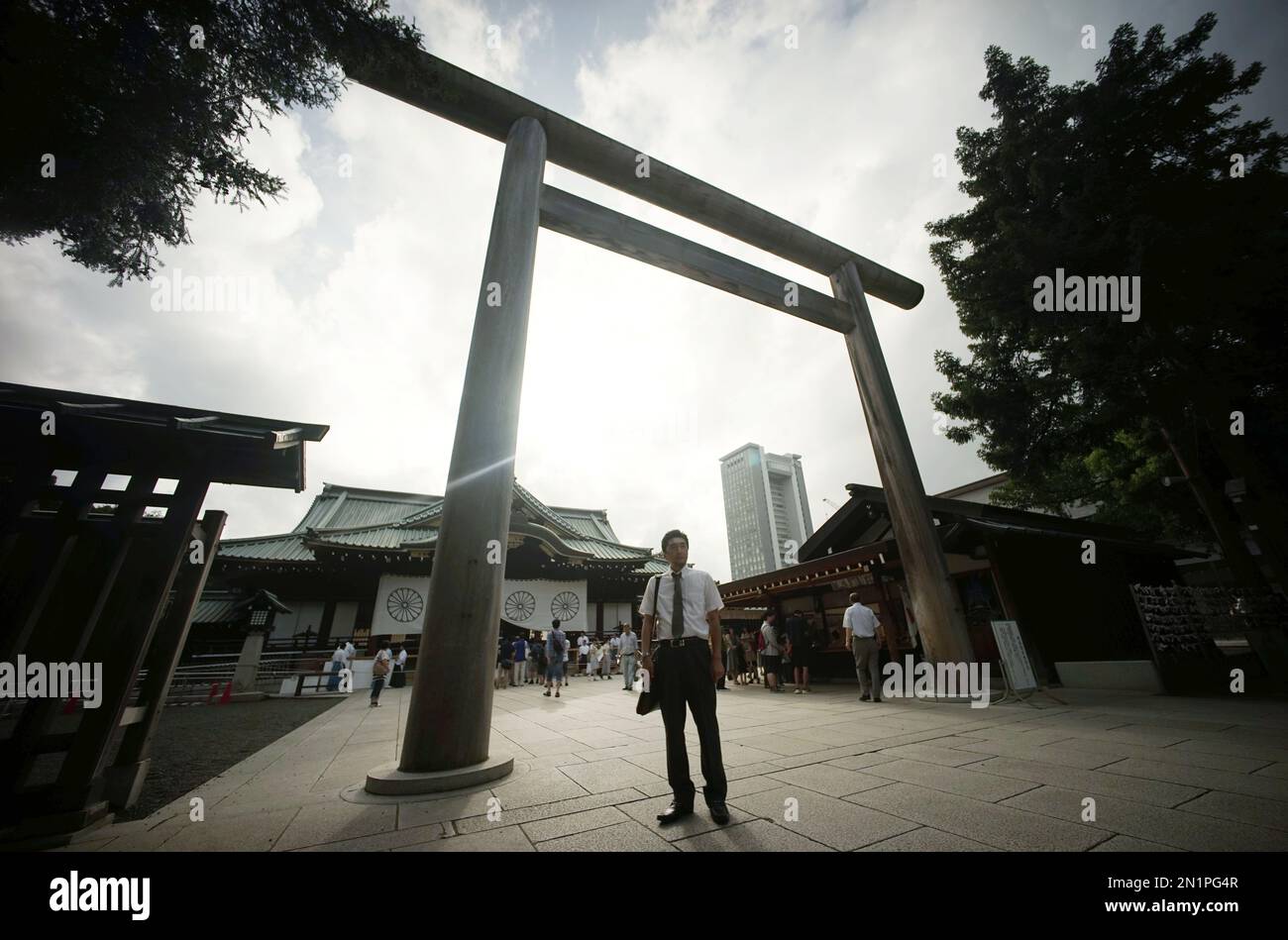 In this Aug. 13, 2015 photo, Hidetoshi Tojo, the great-grandson of ...