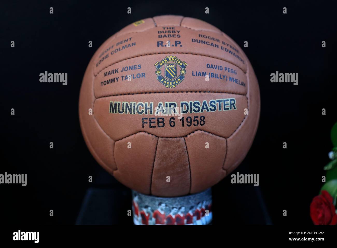Manchester, UK. 06th Feb, 2023. The memorial ball as Manchester United ...
