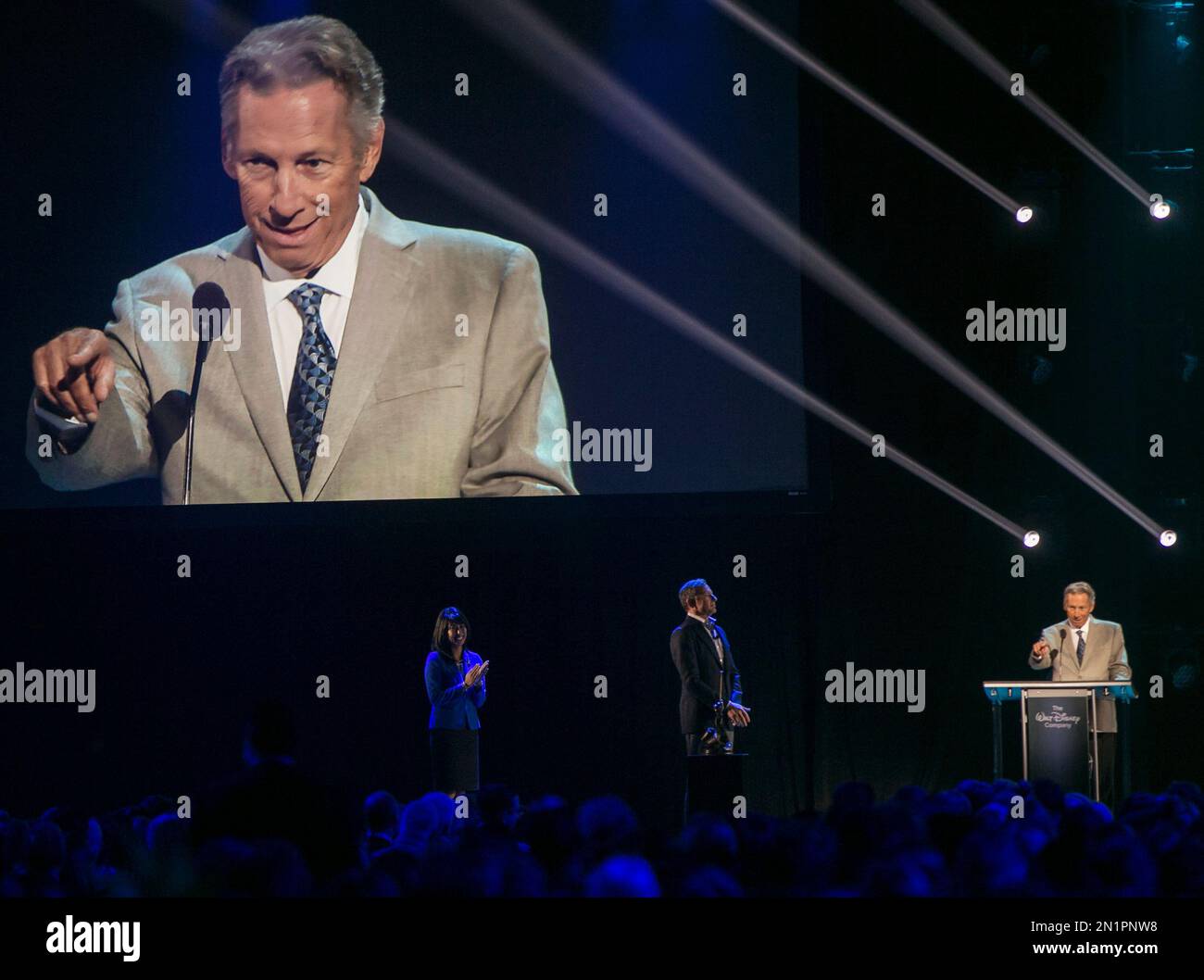 Carson Van Osten, right, who helped bring Disney characters to life in ...