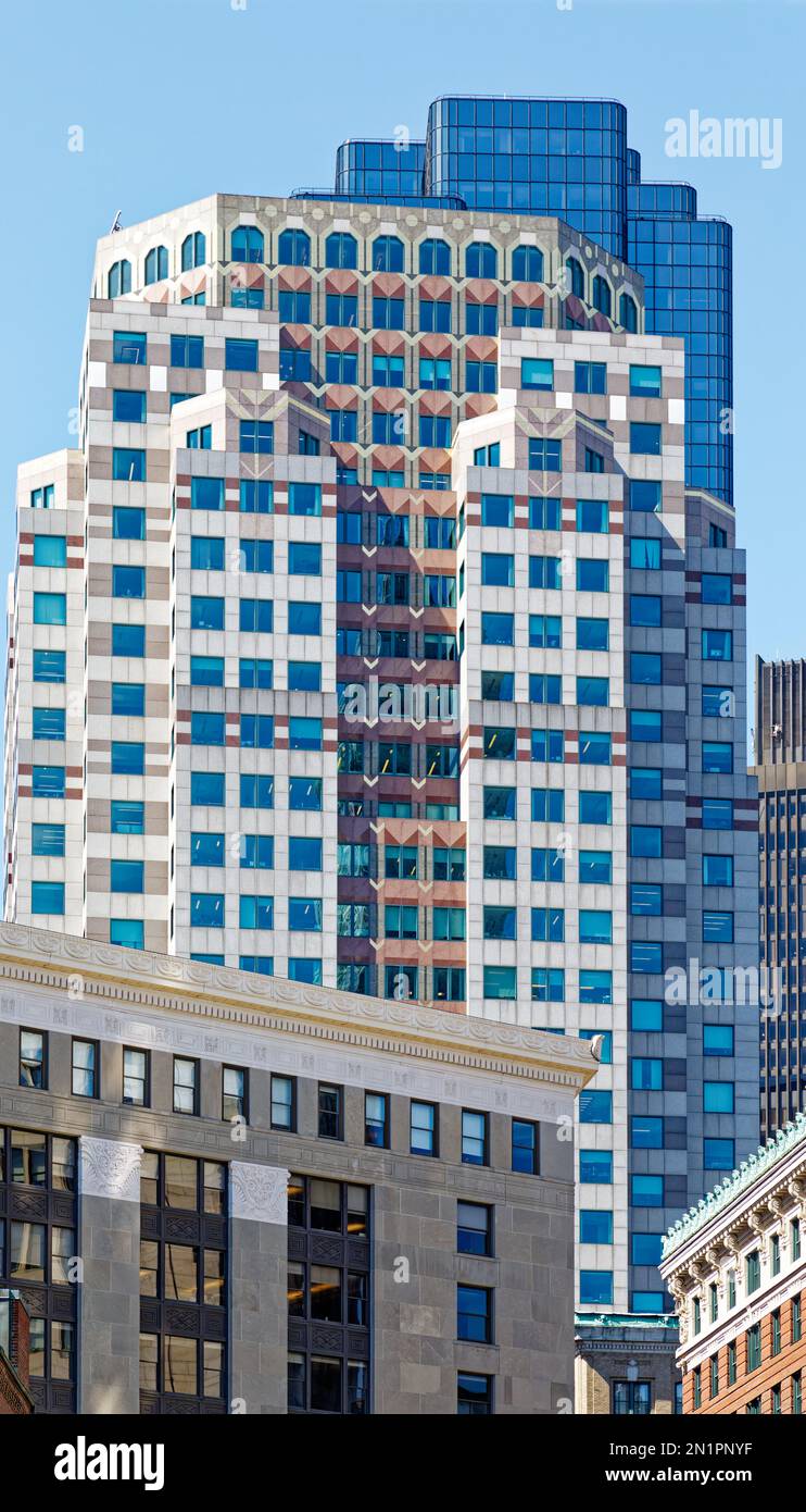 Boston Financial District: 75 State Street, a modern art deco ...