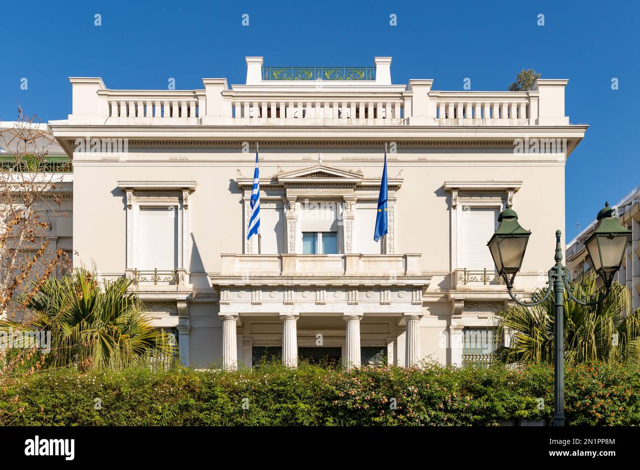 A picture of the Benaki Museum Stock Photo - Alamy