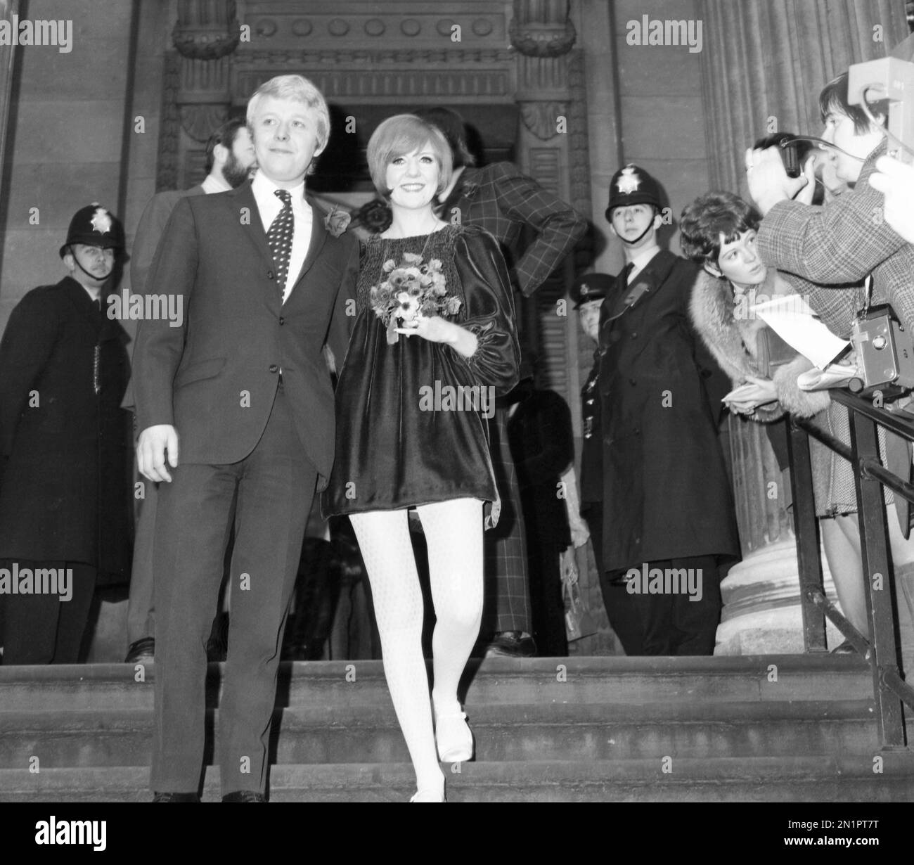 British pop singer Cilla Black and husband Bobby Willis, her personal ...