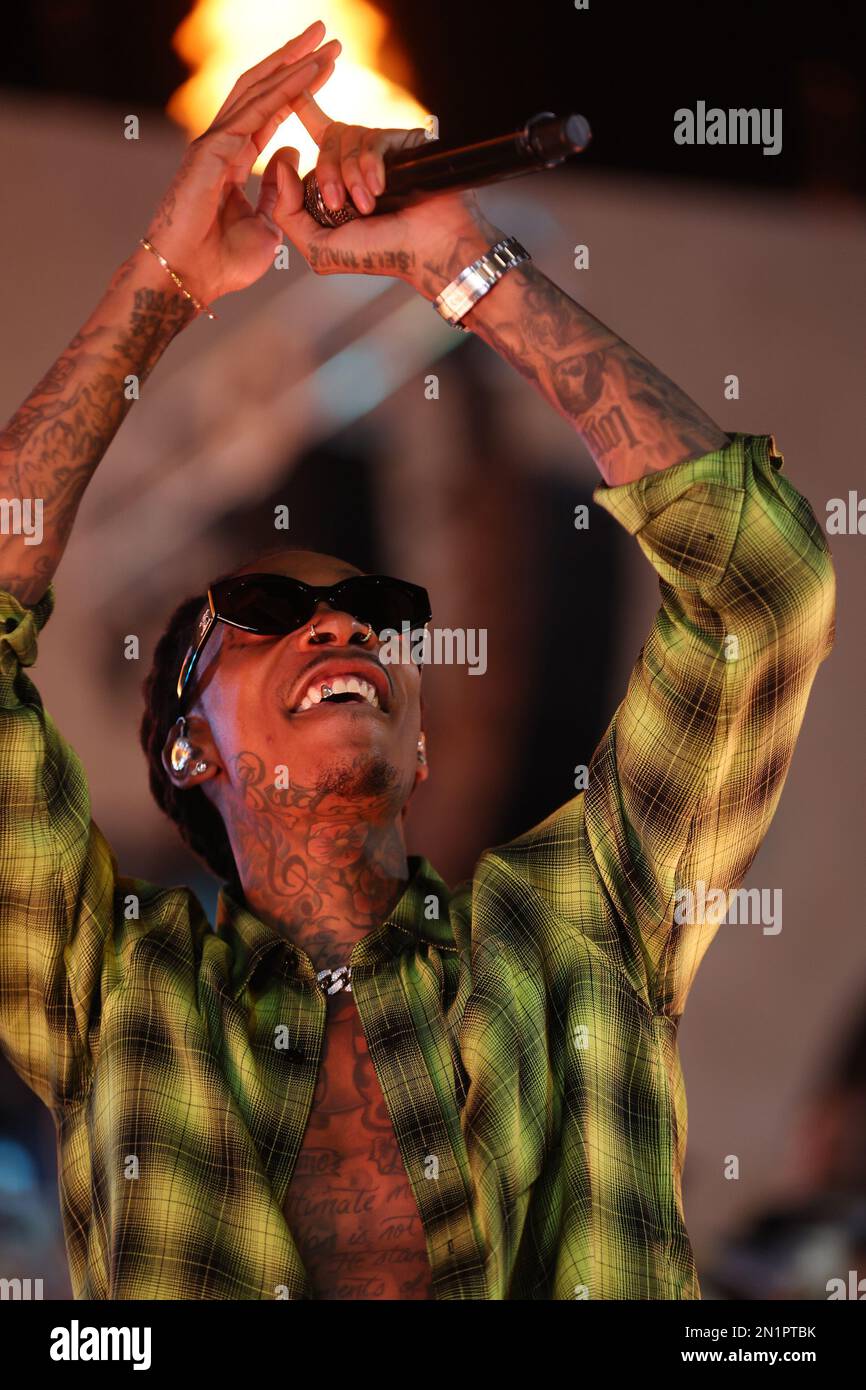 Los Angeles, Ca. 05th Feb, 2023. Wiz Kalifah at NASCAR Cup Series Busch ...