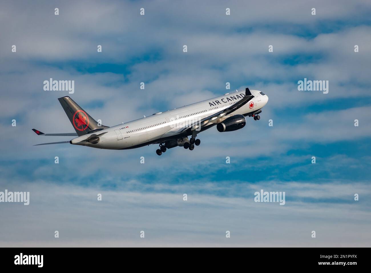 Zurich, Switzerland, January 20,2023 Air Canada Airbus A330-343 ...
