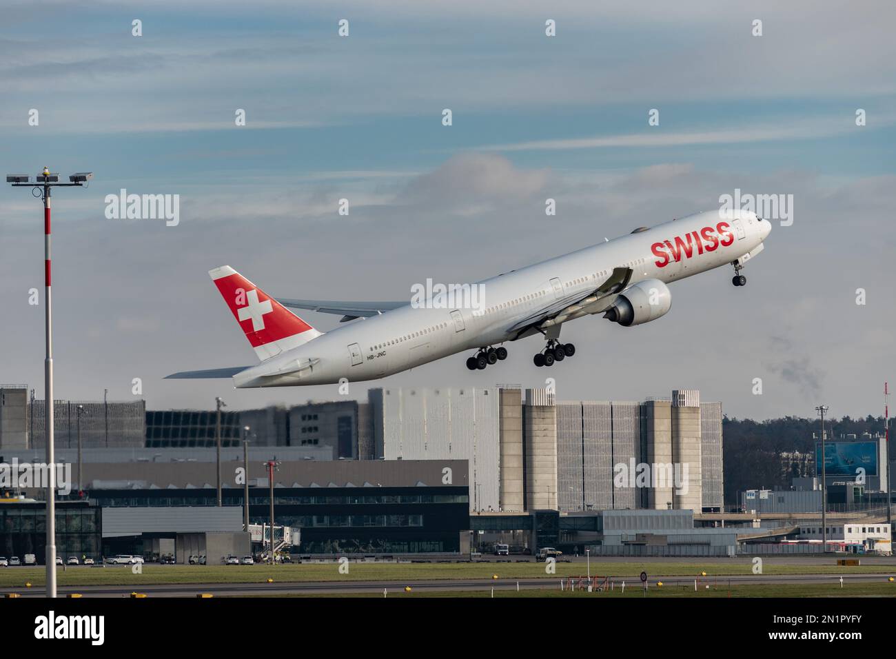 Zurich, Switzerland, January 20,2023 Swiss international airlines ...