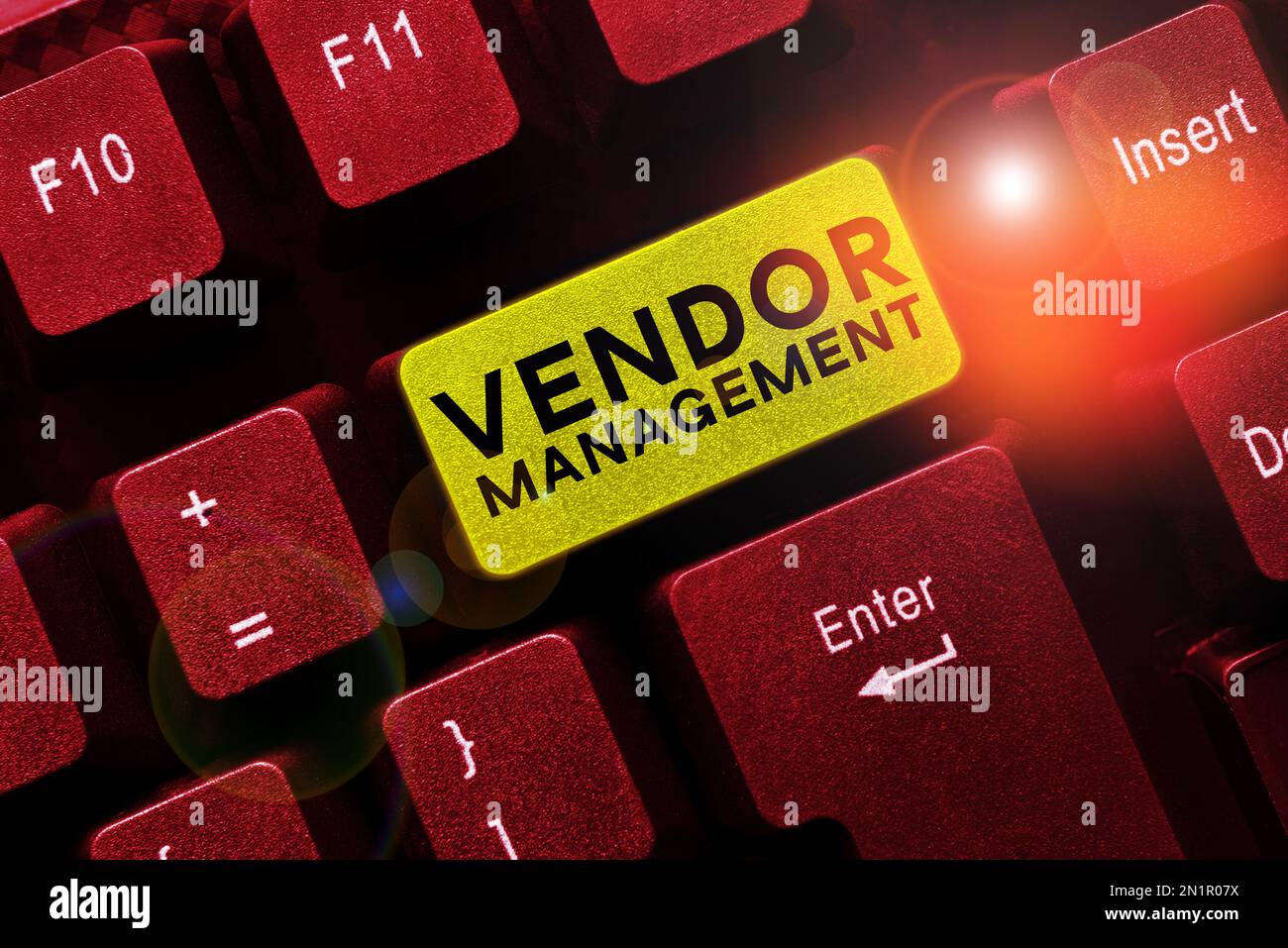 Conceptual caption Vendor Management. Word Written on activities ...