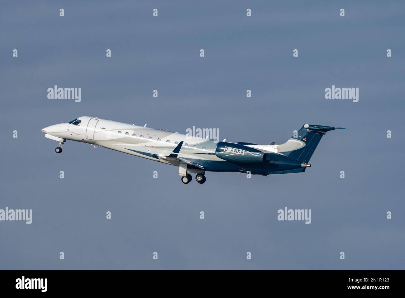 Zurich, Switzerland, January 20,2023 Embraer Legacy 650 business ...