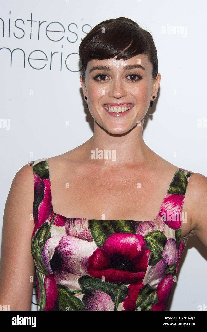Heather Lind attends the premiere of "Mistress America" at the Landmark ...