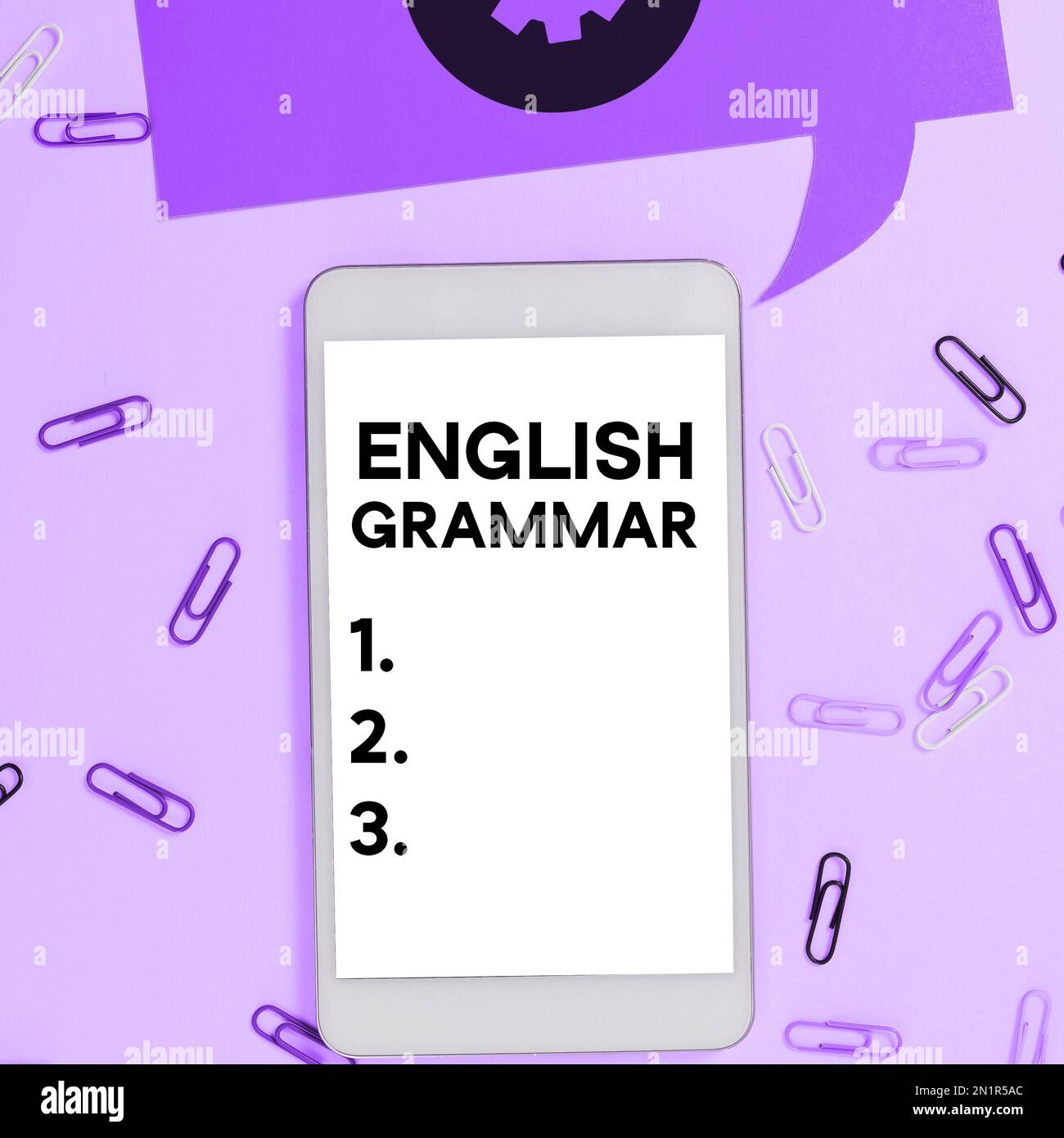 Sign displaying English Grammar. Conceptual photo courses cover all ...