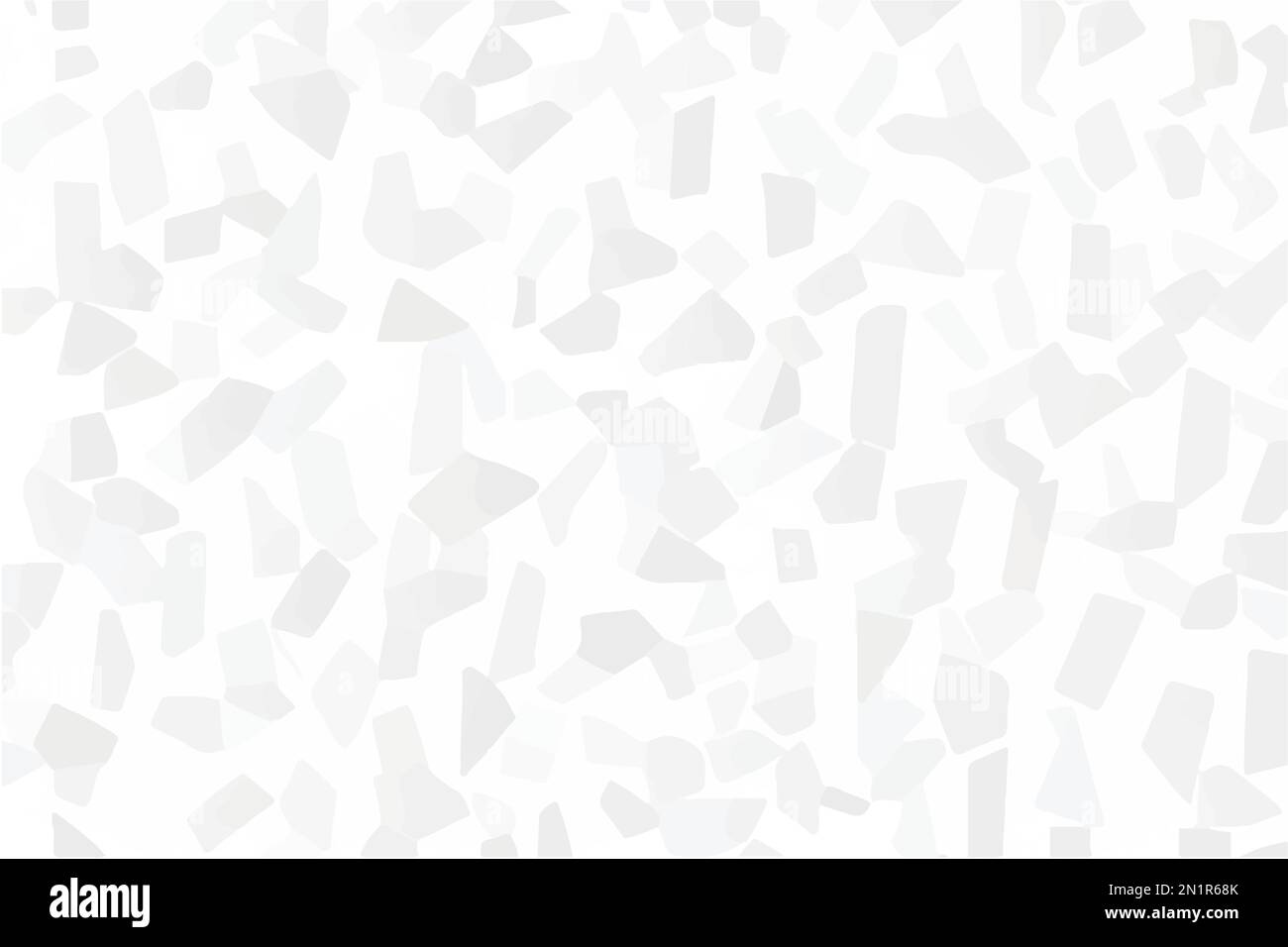 White Abstract Background With Random Sizes Of Geometric Shapes 3d