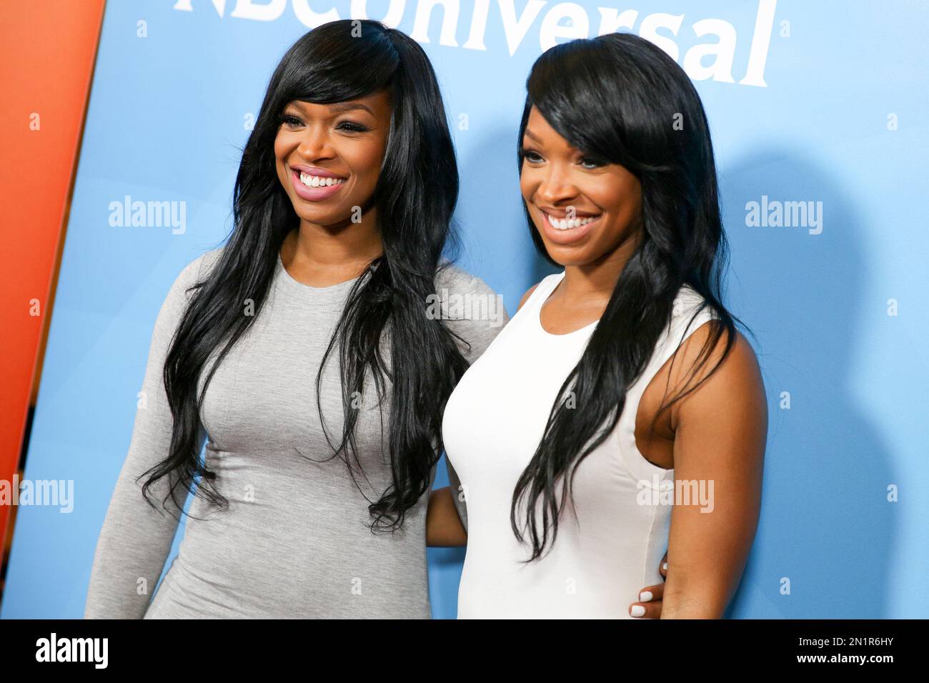 Khadijah Haqq-McCray, left, and Malika Haqq arrive at the NBCUniversal ...