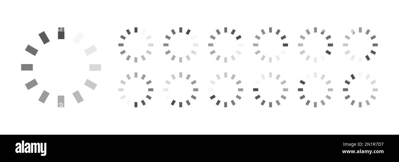 Digital animation circular progress indicator hi-res stock photography ...