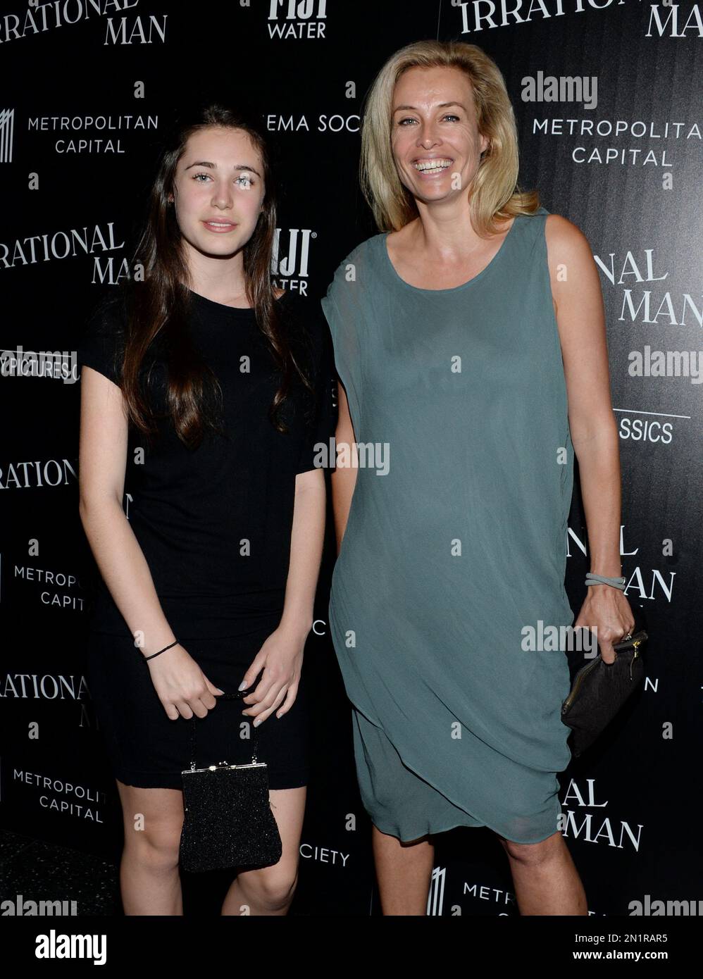 Model Frederique van der Wal and daughter attend a special screening of ...
