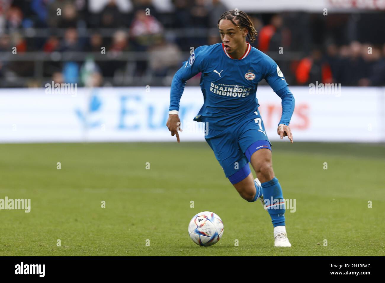 ROTTERDAM - Xavi Simons of PSV Eindhoven during the Dutch premier ...