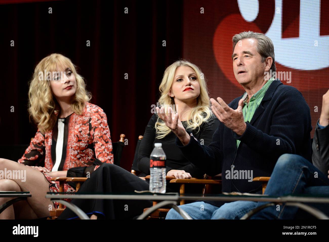 Caitlin Fitzgerald, Annaleigh Ashford and Beau Bridges seen at Showtime ...