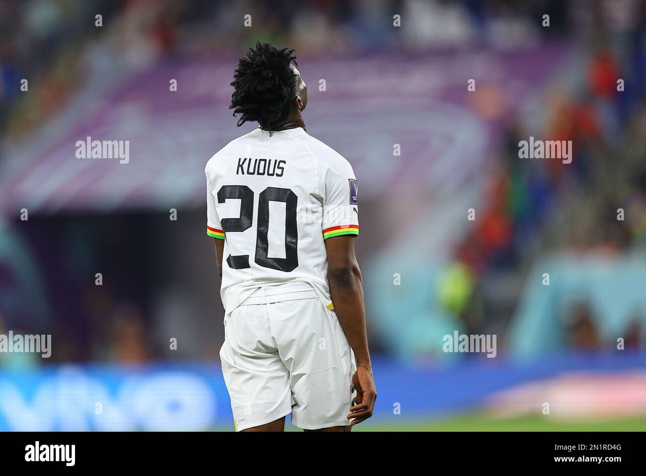 DOHA, QATAR - NOVEMBER 24: Mohammed Kudus during the FIFA World Cup ...