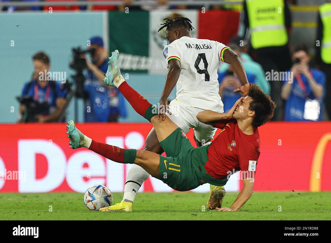 DOHA, QATAR - NOVEMBER 24: Mohammed Salisu, Joao Felix during the FIFA ...