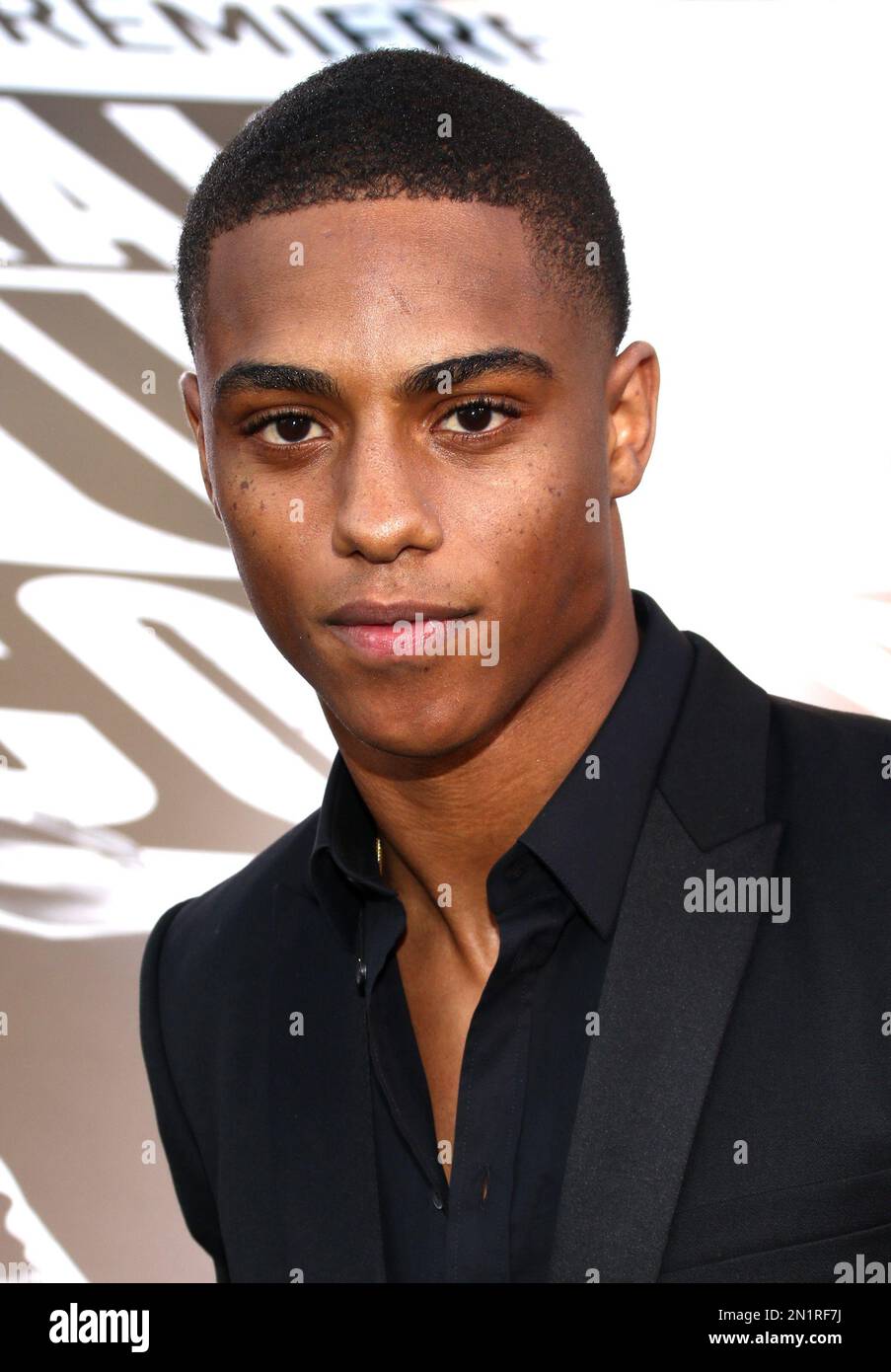 Keith Powers arrives at the Los Angeles premiere of "Straight Outta ...